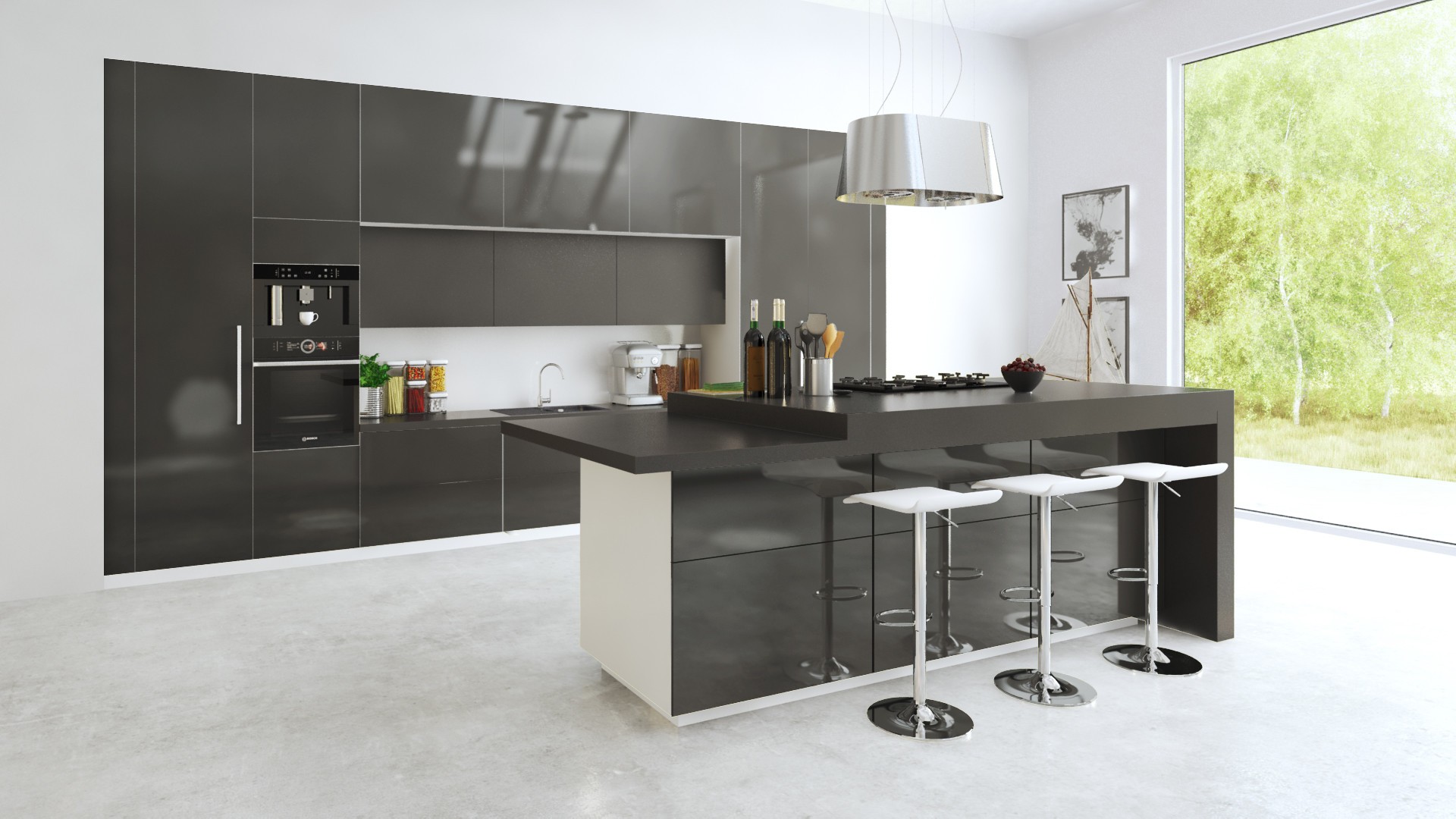 Galeria frontów meblowych - fronty meblowe Polygloss / Polymatt